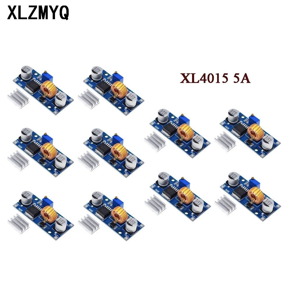 5A XL4015 DC-DC Step Down Adjustable Power Supply Module LED Lithium ...