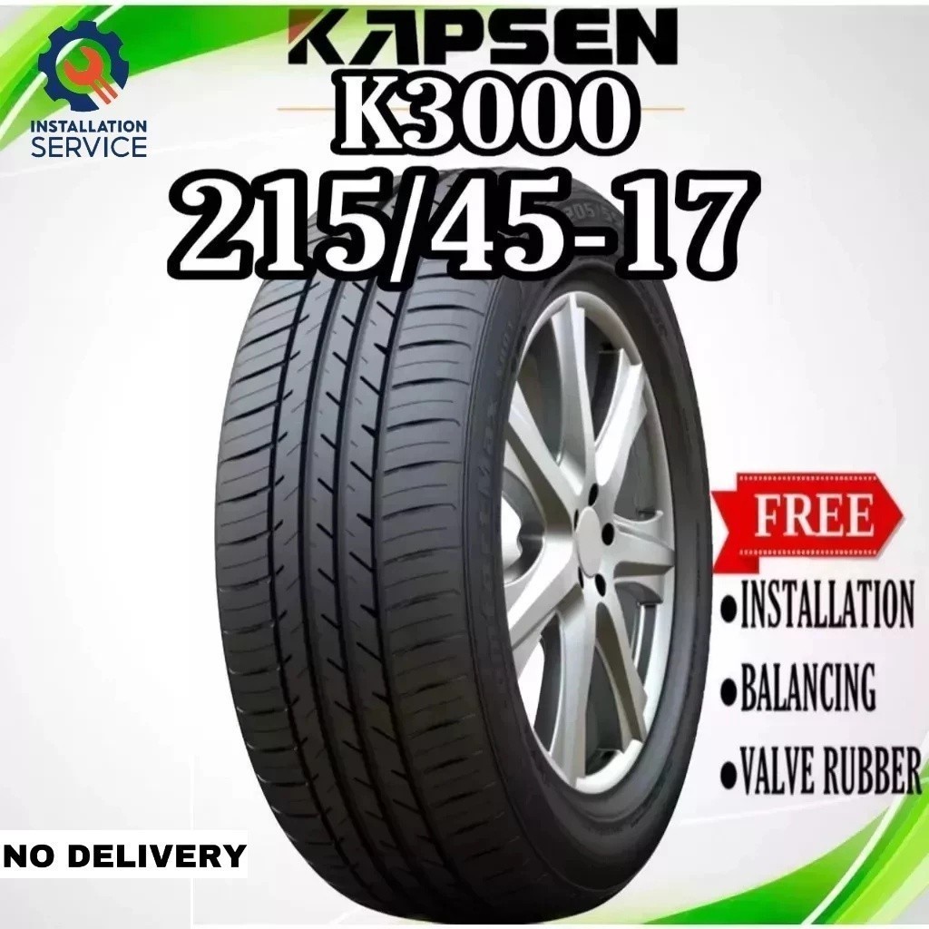 [Installation] Kapsen 215/45-17 K3000 (2023 YEAR) | Shopee Malaysia