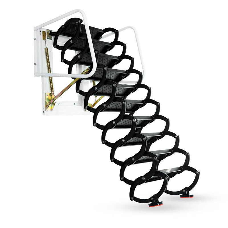 ST-⛵Retractable Ladder Wall Hanging Outdoor Retractable Stairs Electric ...
