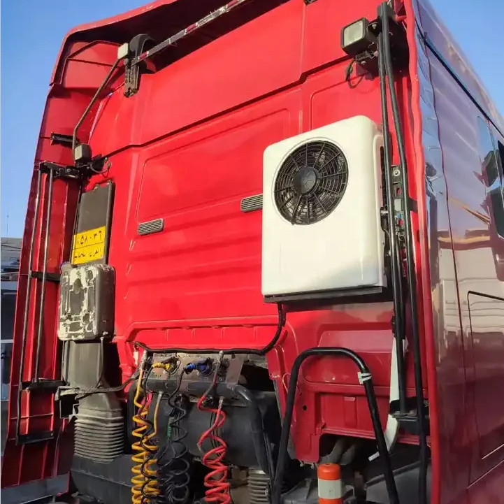 Truck battery apu 12v 24v dc split air conditioner tractor parking ...