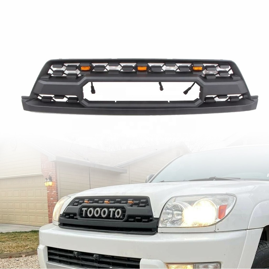 Toyota 4Runner 4th Gen Replacement Front Grill with Raptor Lights Combo ...