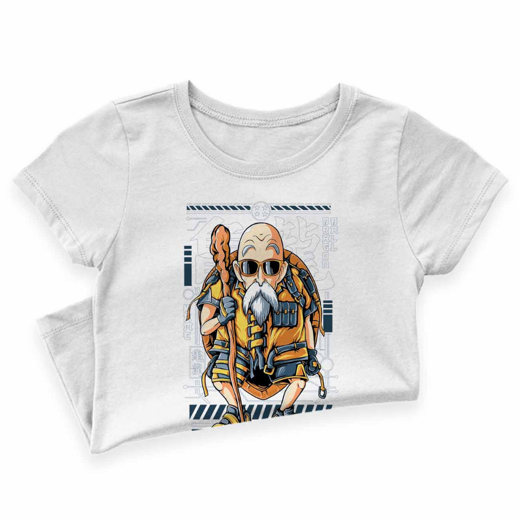 Master Roshi Turtle Dragon Ball Comic Manga Anime Kanak 100 Cotton T ...