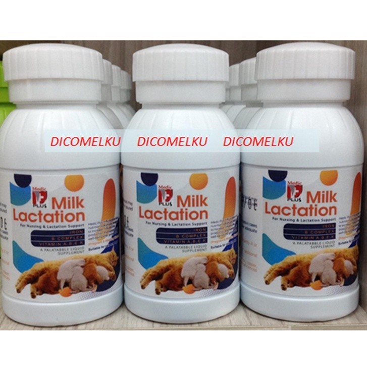 MEDIC PLUS Milk Lactation For Cat Dog 100ml Vitamin Ibu Kucing (Galak ...