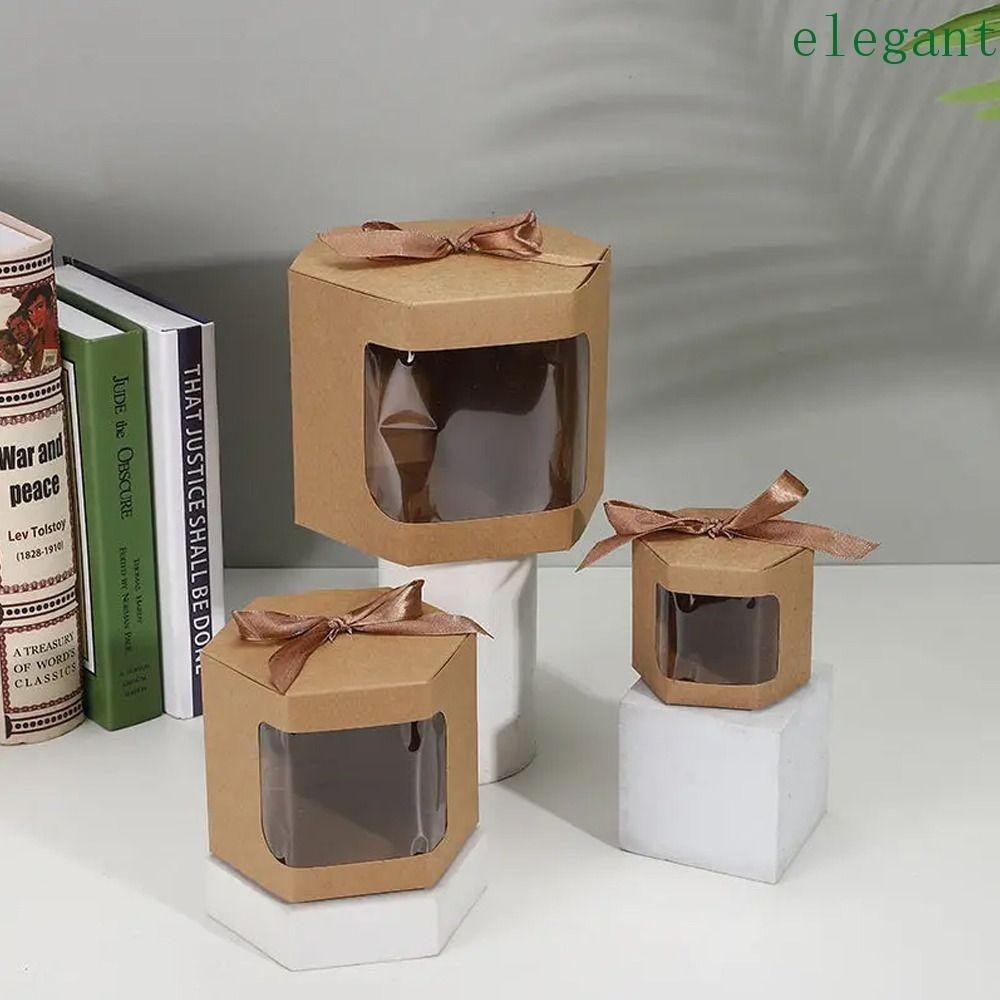 Kraft Paper Hexagon Packaging Box | Gift Box Candy Packaging Wholesale ...