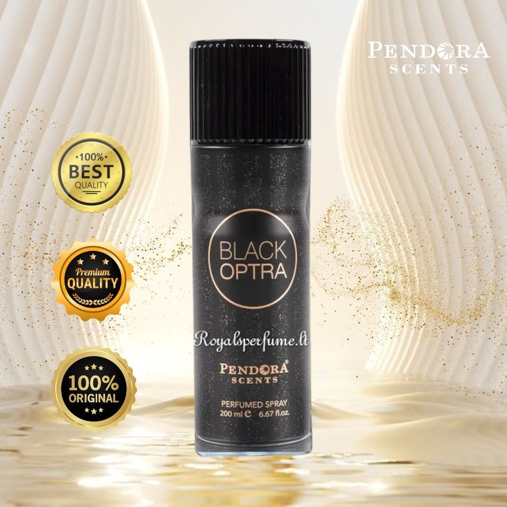 Black Optra 200ml Perfume Body Spray by Pendora Scents 100% Original ...