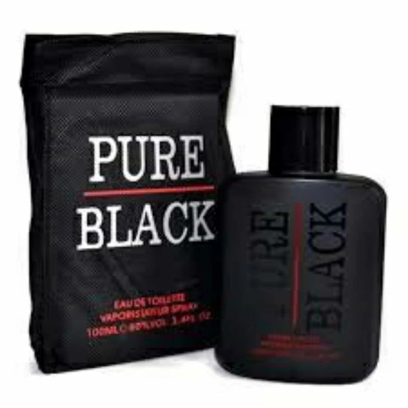PURE BLACK PERFUME FOR MEN 100ML (LONG LASTING) | Shopee Malaysia