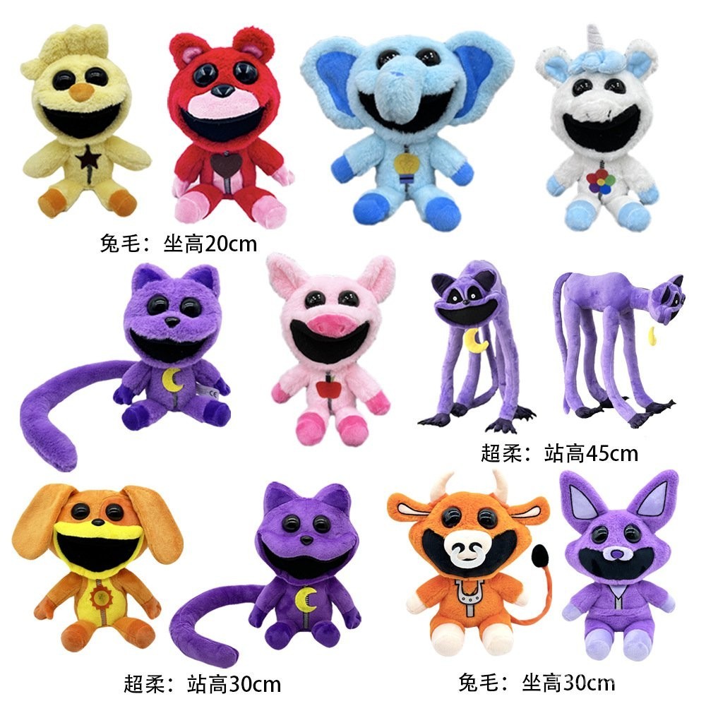 KY-6New poppy playtime smiling critters PLUSH Bobby Smile Friend Doll ...