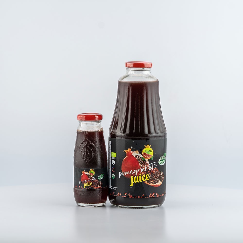 MAHNAZ FOOD Jalah Pomegranate Juice 100% Glass Botlle (250ml/1L ...
