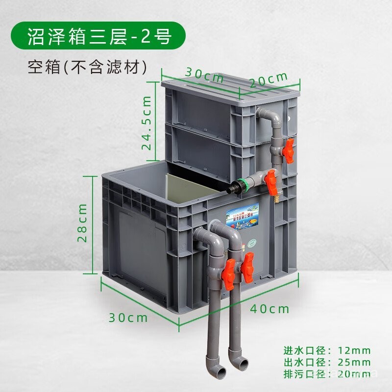 HY-6/Yongcun Fish Pond Layered Swamp Filter Box Ancient Fish Farming ...