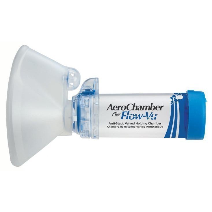 Aerochamber Plus Flow-Vu With Mask - Blue (5 Years+ & Adult) | Shopee ...