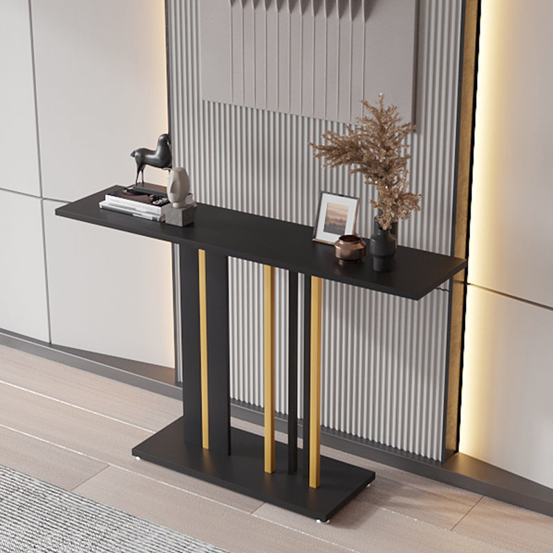 Rock Plate Display Table Iron Table Console Table Nordic Table Porch ...