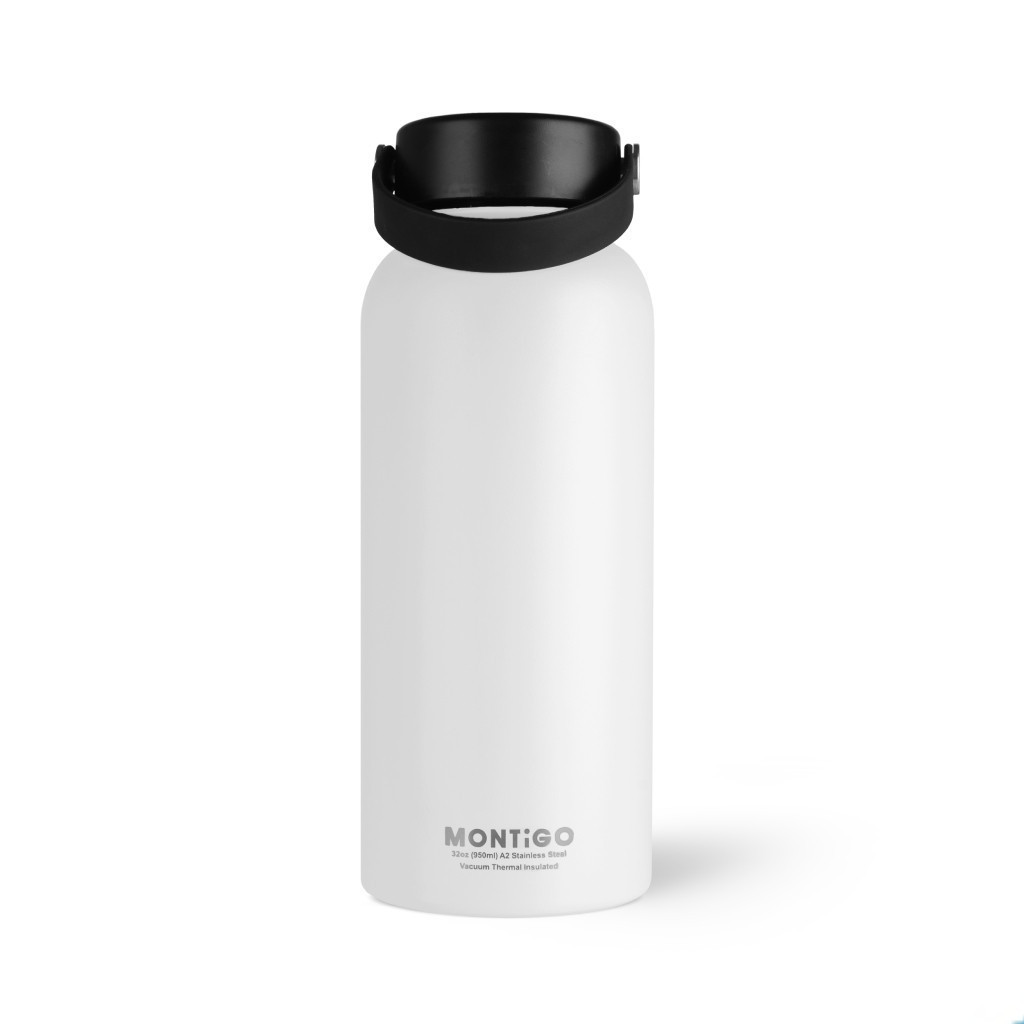 Montigo Ace Durable Stainless-Steel Bottle (950ml/18oz) [Free Gift With ...