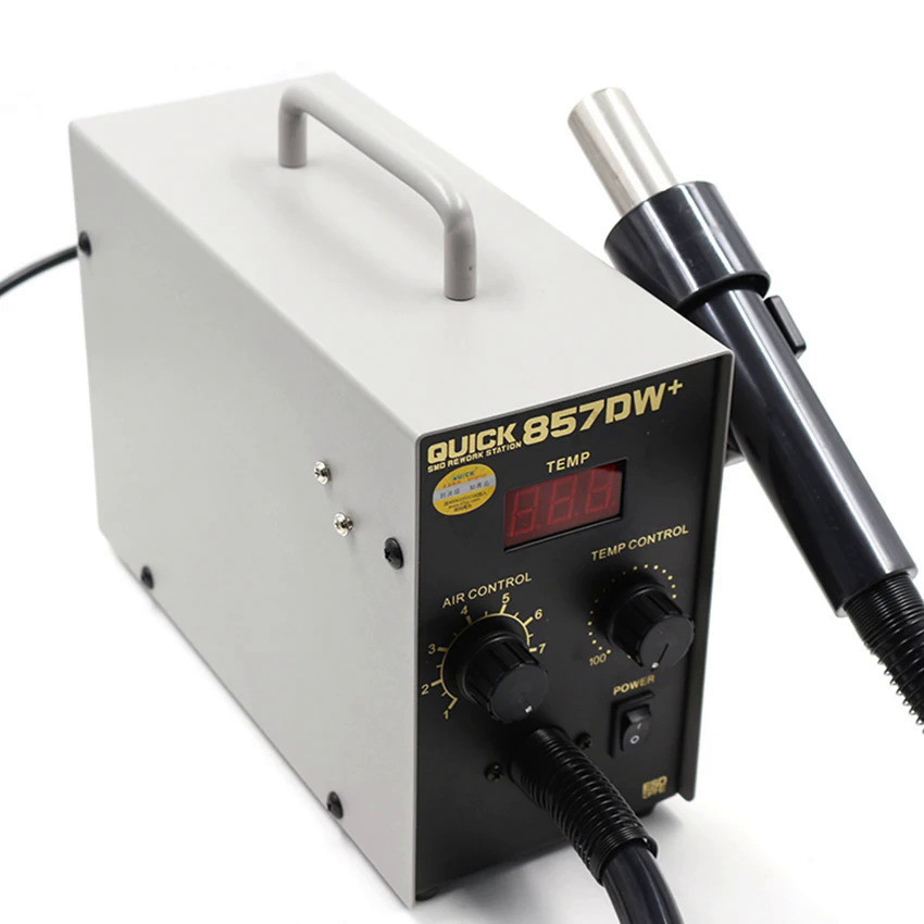 QUICK 857DW+ lead free adjustable hot air heat gun with Helical Wind ...