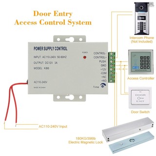 Door Entry Access Control System Kit Password Host Controller + 180KG ...