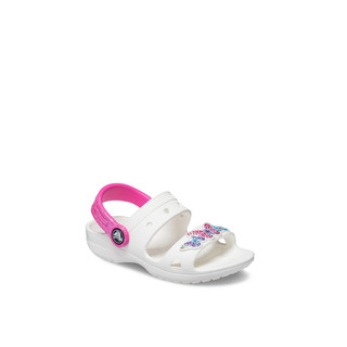 Crocs - Toddlers' Classic Embellished Sandals (Girls - White) | Shopee ...