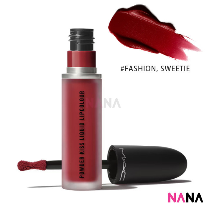 MAC Powder Kiss Liquid Lipcolour - 995 FASHION, SWEETIE 5ml | Shopee ...