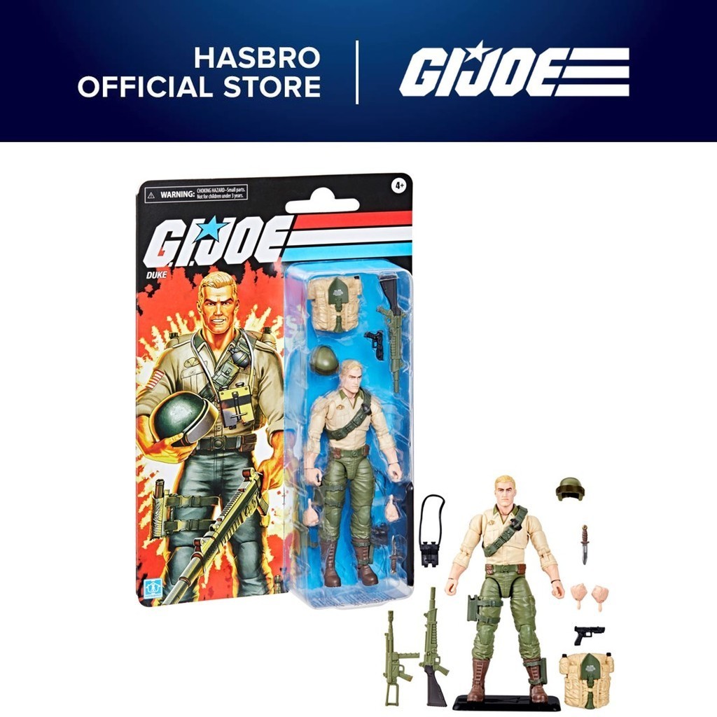 G.I. Joe Classified Series Retro Cardback Duke, Collectible 6 Inch ...