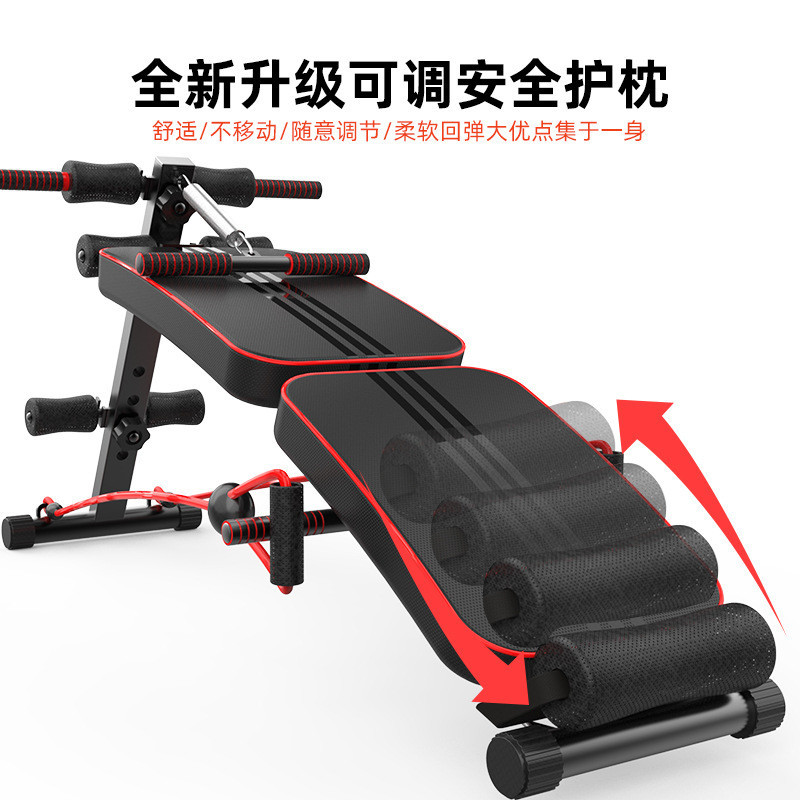 HY-# Sit-Ups Fitness Equipment Household Foldable Fixed Feet Belly ...