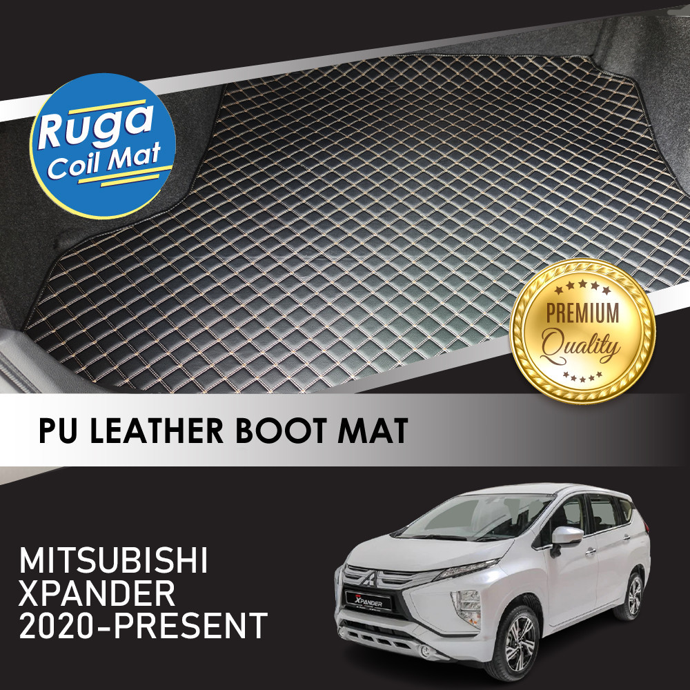 MITSUBISHI XPANDER ( 2020 - 2025 ) Karpet Bonet Kulit PU PREMIUM ...