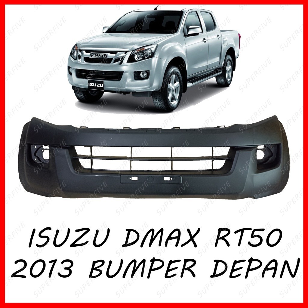ISUZU DMAX D-MAX V-CROSS 4 DOOR FRONT BUMPER / BUMPER DEPAN | Shopee ...