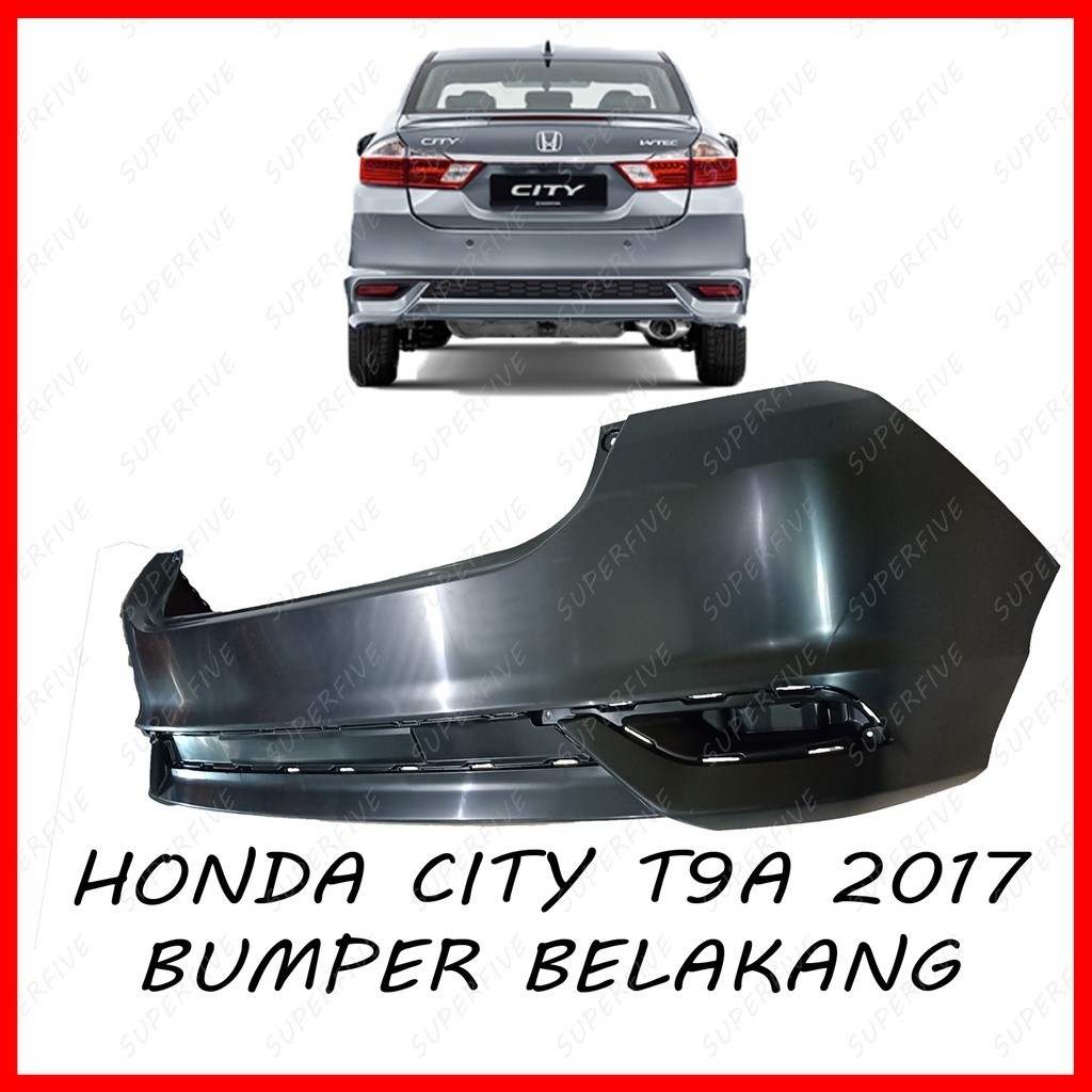 HONDA CITY FACELIFT T9A 2018 GM6 REAR BUMPER / BUMPER BELAKANG | Shopee Malaysia