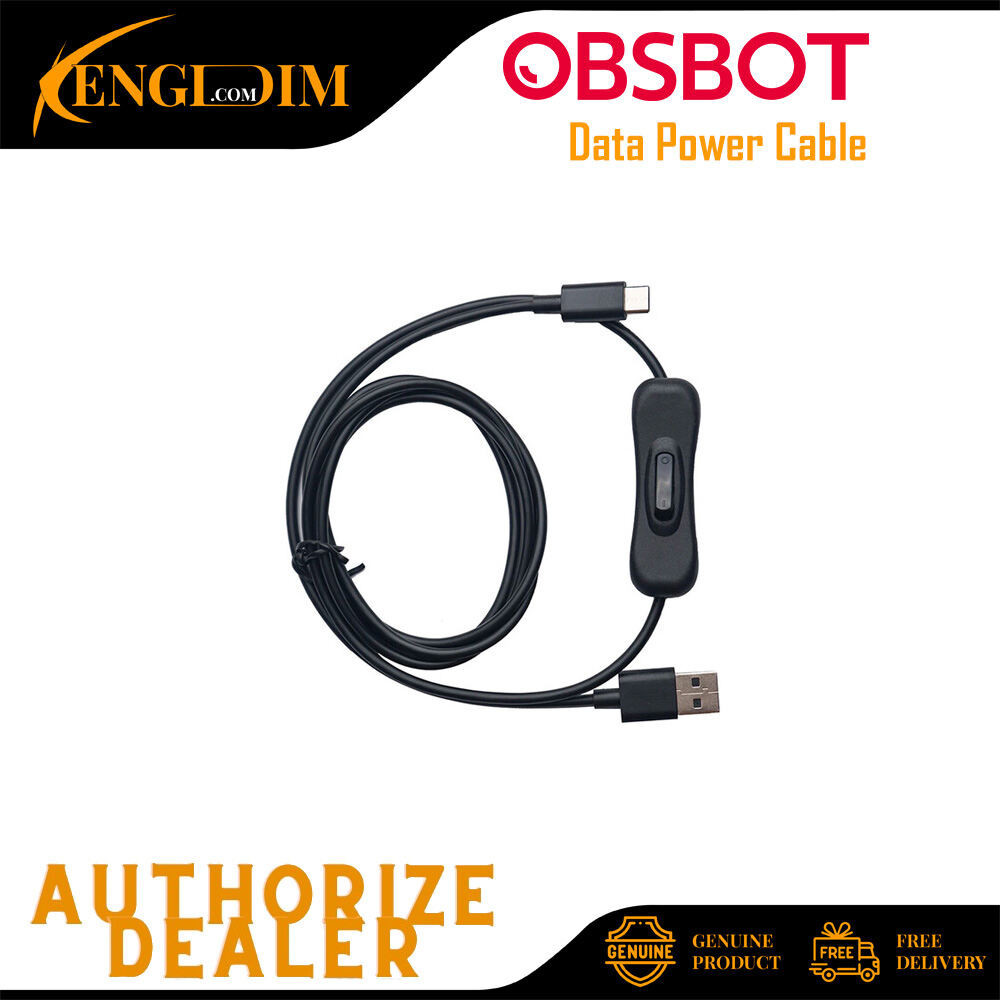 OBSBOT USB-A to USB-C Data Power Cable with On/Off Switch | Shopee Malaysia