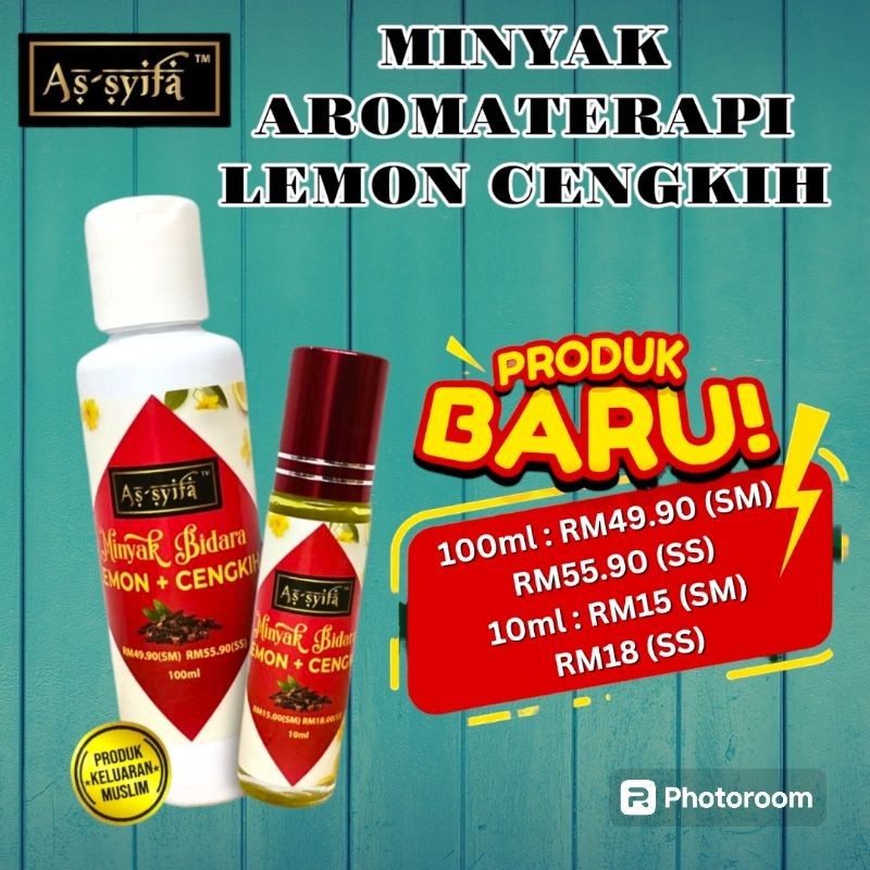 MINYAK BIDARA AROMATERAPI LEMON CENGKIH ASSYIFA 💯 ORIGINAL HQ | Shopee ...