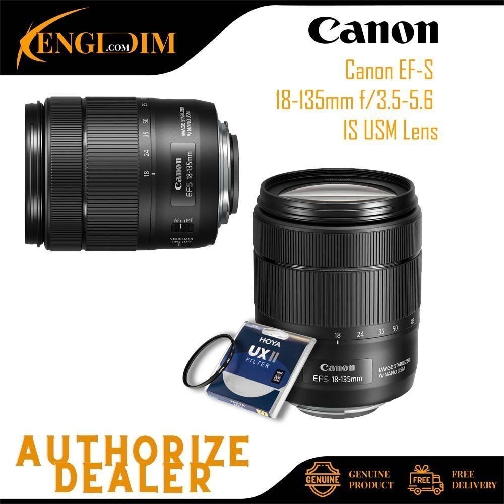 Canon EF-S 18-135mm f/3.5-5.6 IS USM Lens (Canon Malaysia Warranty) | Shopee Malaysia