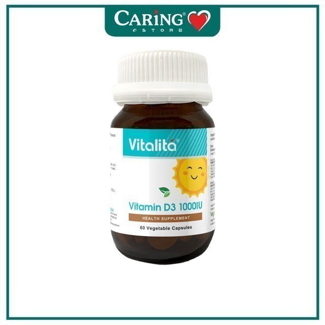 VITALITA VITAMIN D3 1000IU VEG CAP 60S | Shopee Malaysia
