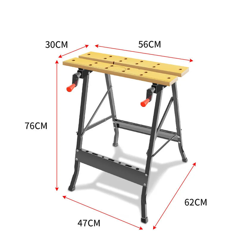 Meja Kerja Kayu Pertukangan Meja Gergaji Portabel Melihat Meja Dekorasi ...