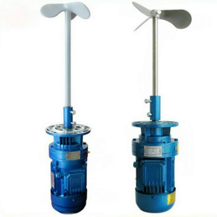 Sewage liquid dosing mixer vertical reducer industrial chemical ...
