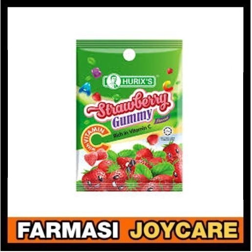 Hurix's Strawberry Gummy with Vitamin C 10g (EXP: MAY 2025) | Shopee ...