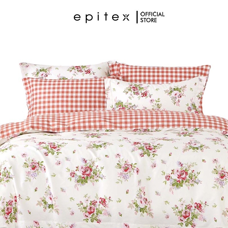 Epitex (Quilt Cover Set) 900TC Cotton Printed Bedsheet | Cotton Printed ...