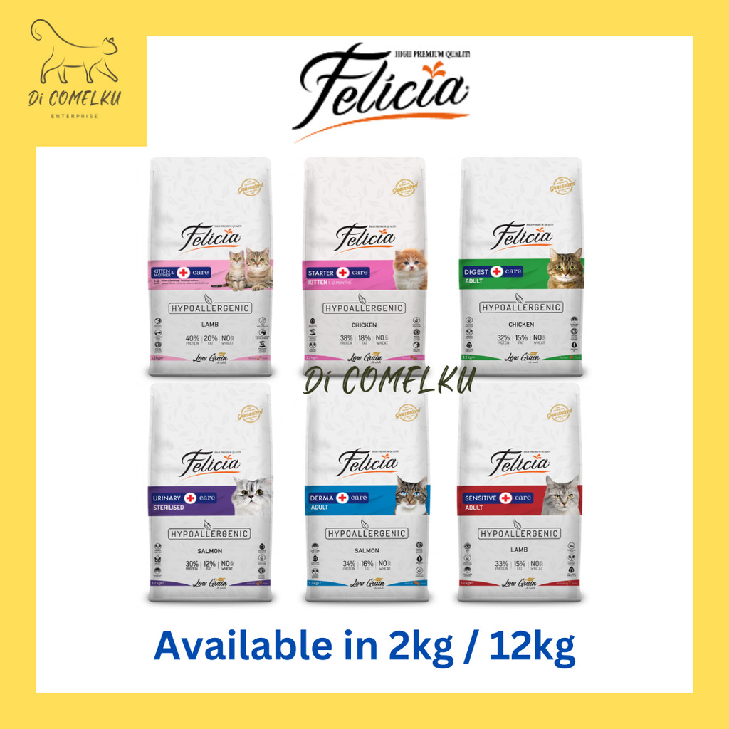 (2kg/12kg) Felicia Cat Dry Food / Makan Kucing | Shopee Malaysia