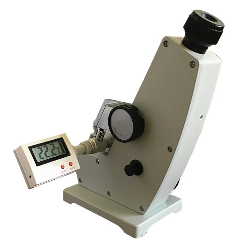 Abbe Refractometer 2WAJ Monochromatic Refractometer Digital Brix ...