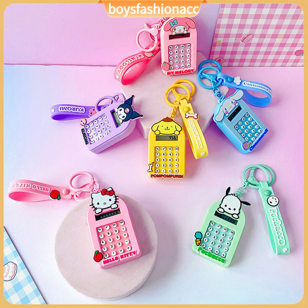BF Keyring Calculator Small Calculator Mini Calculator Keychain Doll ...