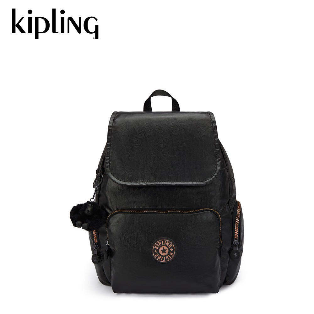 Kipling City Zip S Backpacks Glorious Copper | Shopee Malaysia