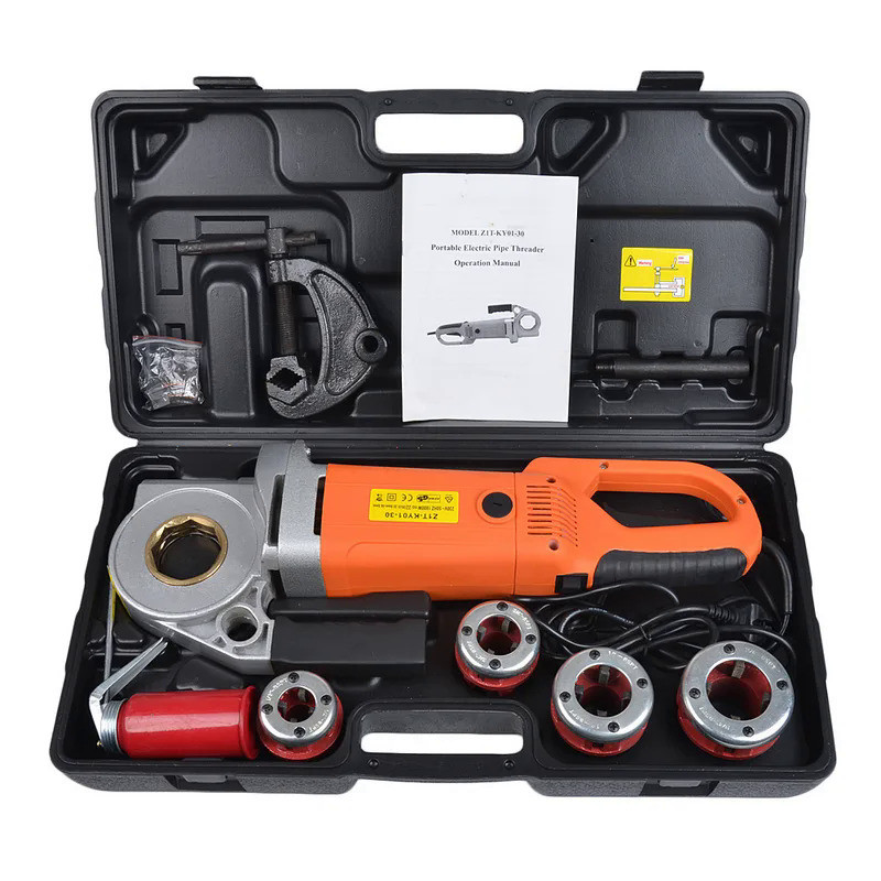 ZIT-KY01-50 Portable Handheld Electric Pipe Threader 2300W Industrial ...