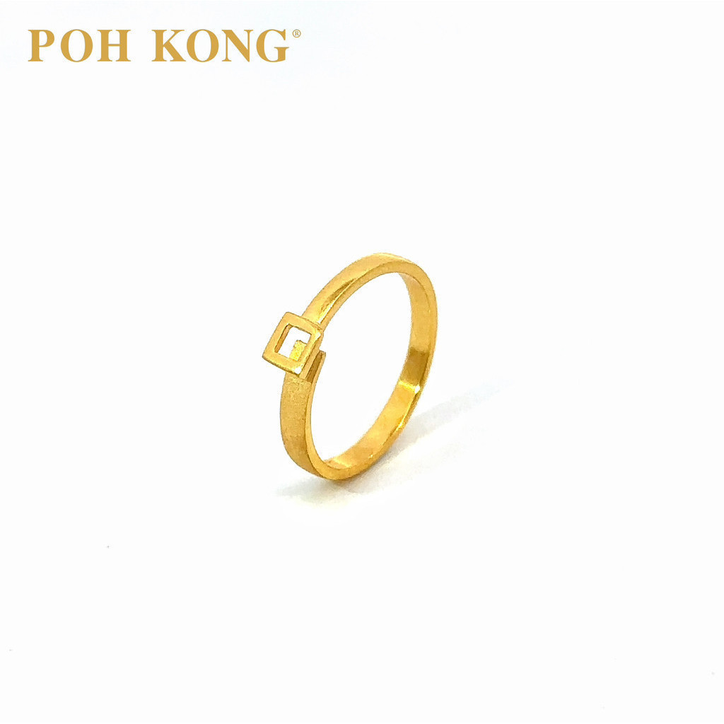 POH KONG 916/22K Gold Tranz Mini Square Ring (2001) | Shopee Malaysia