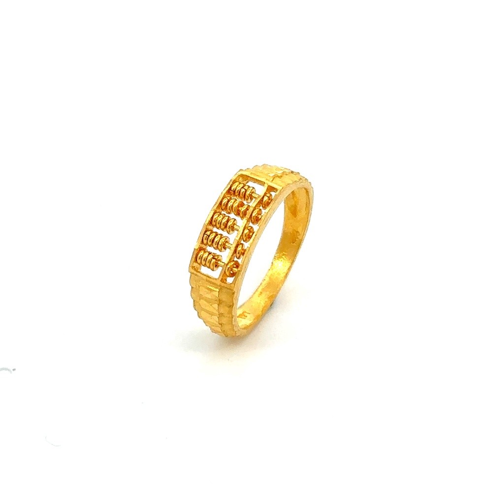 POH KONG 916/22K Gold Fortune Abacus Ring | Shopee Malaysia