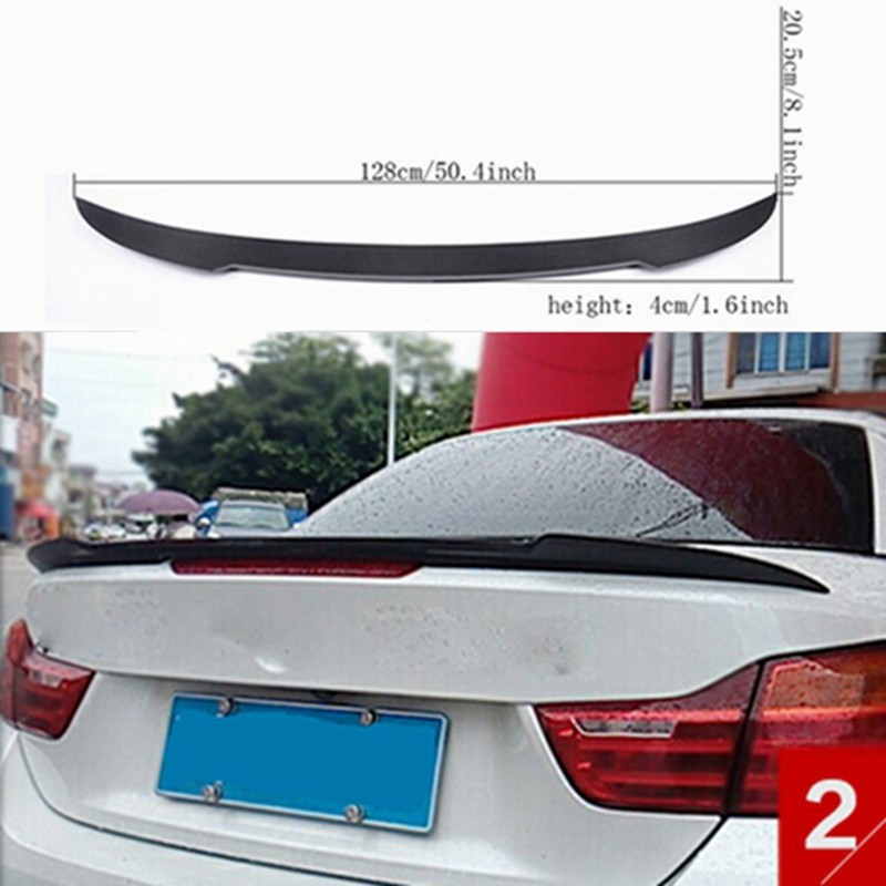 For BMW 4 Series F32 Coupe 2Door Carbon fiber Rear Spoiler Trunk wing ...
