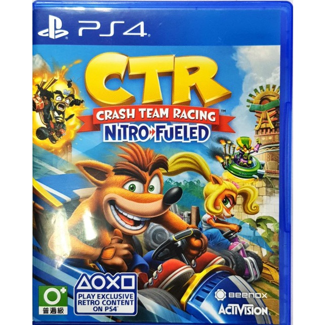 PS4 GAME CRASH TEAM RACING CTR Nitro Flued (USED) | Shopee Malaysia