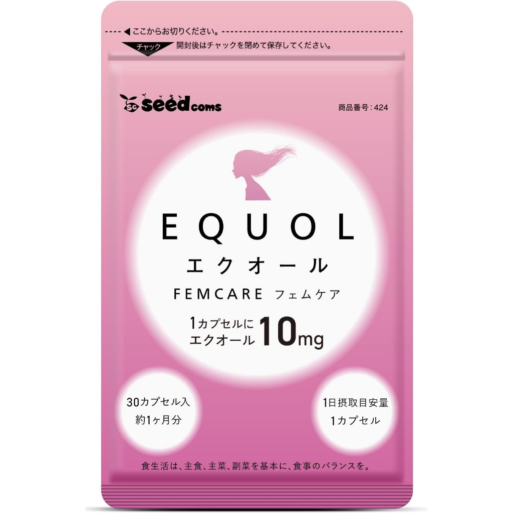 Seed Combs Equol Femcare 1 tablet 10mg Highly formulated supplement ...
