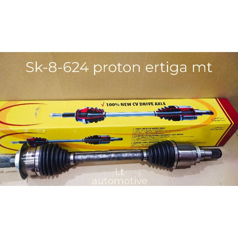 SK-8-624 Proton ertiga 1.4 manual (LH/SHORT) drive shaft assembly (HERI ...