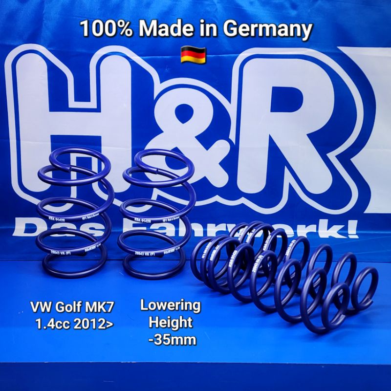VW Golf MK7 1.4cc - H&R Sport Springs | Shopee Malaysia