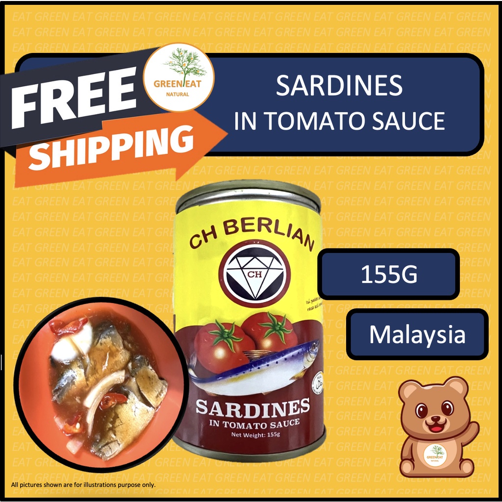 Sardines In Tomato Sauce 155g (1 tin) *Buy 2 free 1* | Shopee Malaysia