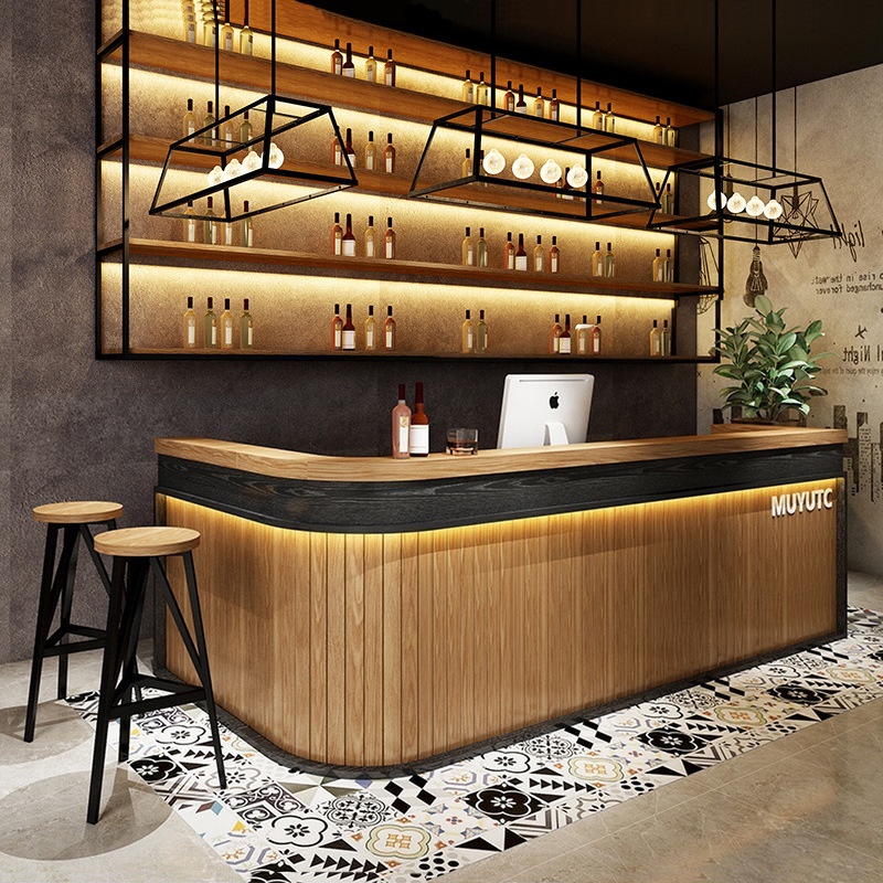 HY@ New Chinese Supermarket Milk Tea Shop Bar Counter Cashier Coffee ...