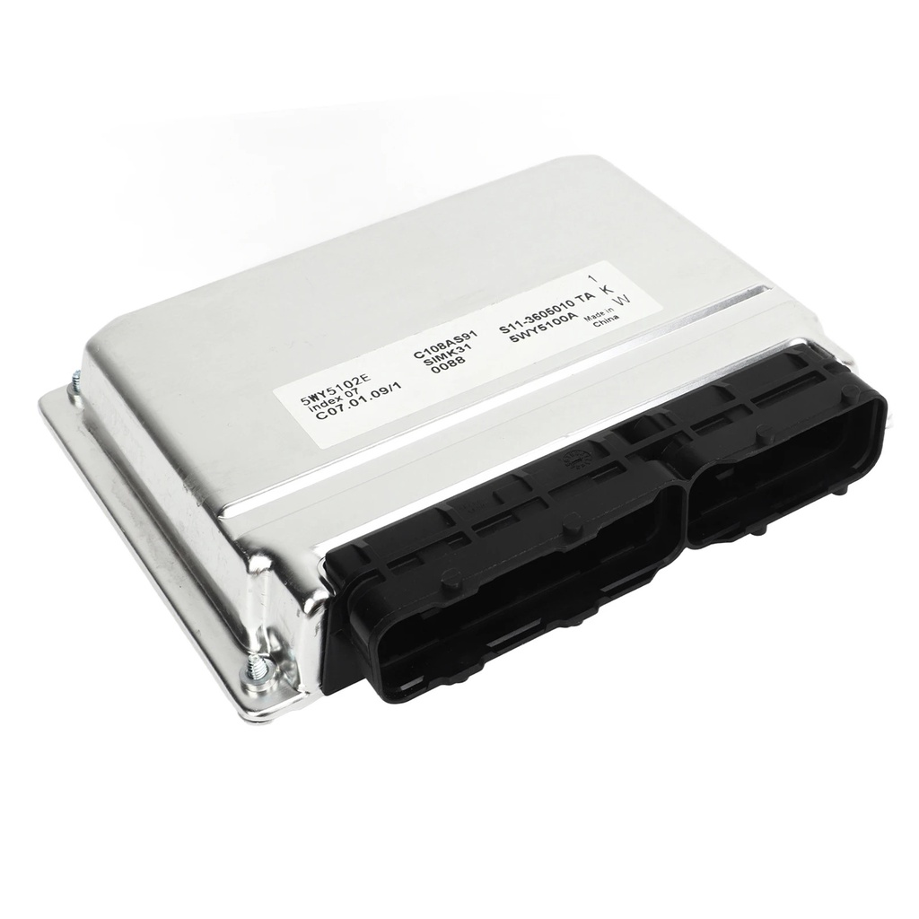 Car Engine Computer Board Aluminium Alloy 5WY5102E ECM ECU Board Engine ...