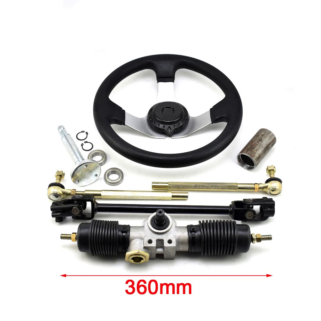300mm Steering wheel 360mm Power Gear Shaft 380mm U Joint Tie Rod ...