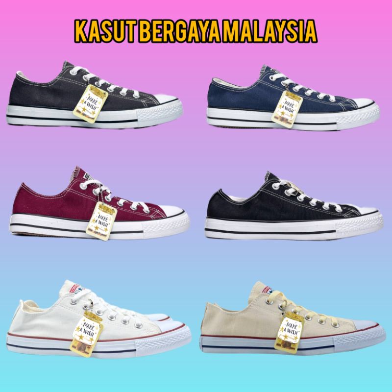 CNVS KASUT LELAKI DAN WANITA READY STOCK MALAYSIA (PM CHAT UNTUK DOUBLE CONFIRM STOCK) | Shopee ...